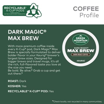Dark Magic Max Brew Coffee | Keurig