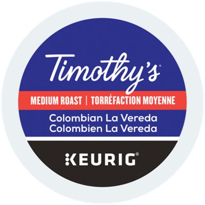 Click here for Timothys Colombian La Vereda Medium Roast Coffee prices
