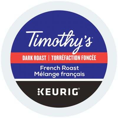 Click here for Timothys French Roast Dark Coffee prices