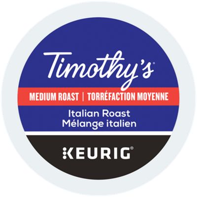 Click here for Timothys Italian Blend Medium Roast Coffee prices