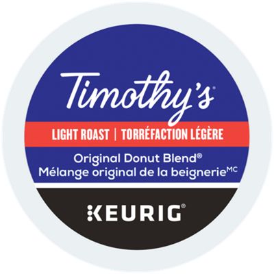 Click here for Timothys Original Donut Blend Light Roast Coffee prices