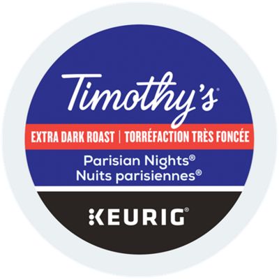 Click here for Timothys Parisian Nights Dark Roast Coffee prices